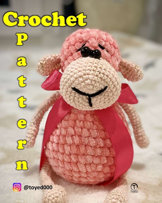 Sheep Crochet Pattern ENG PDF Crochet Animal Pattern | Etsy