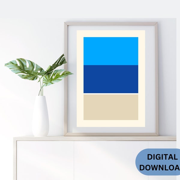 Color Block Art - Etsy