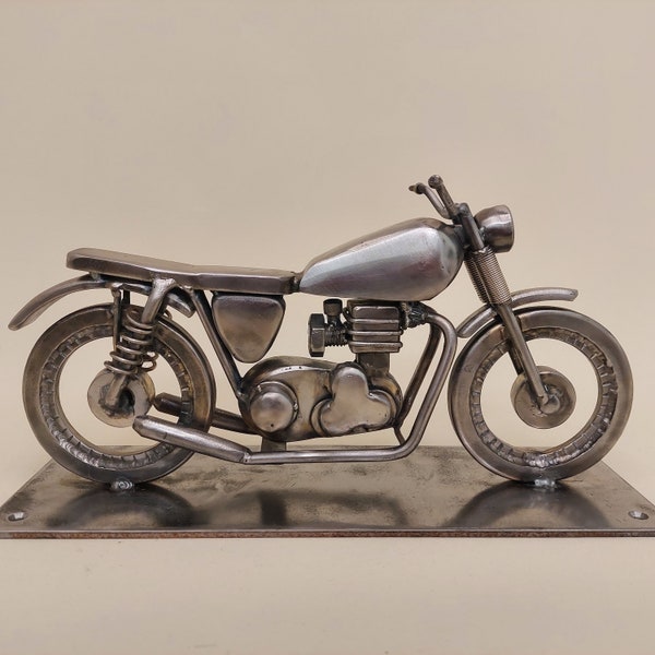 Motorcycle Sculpture - Etsy