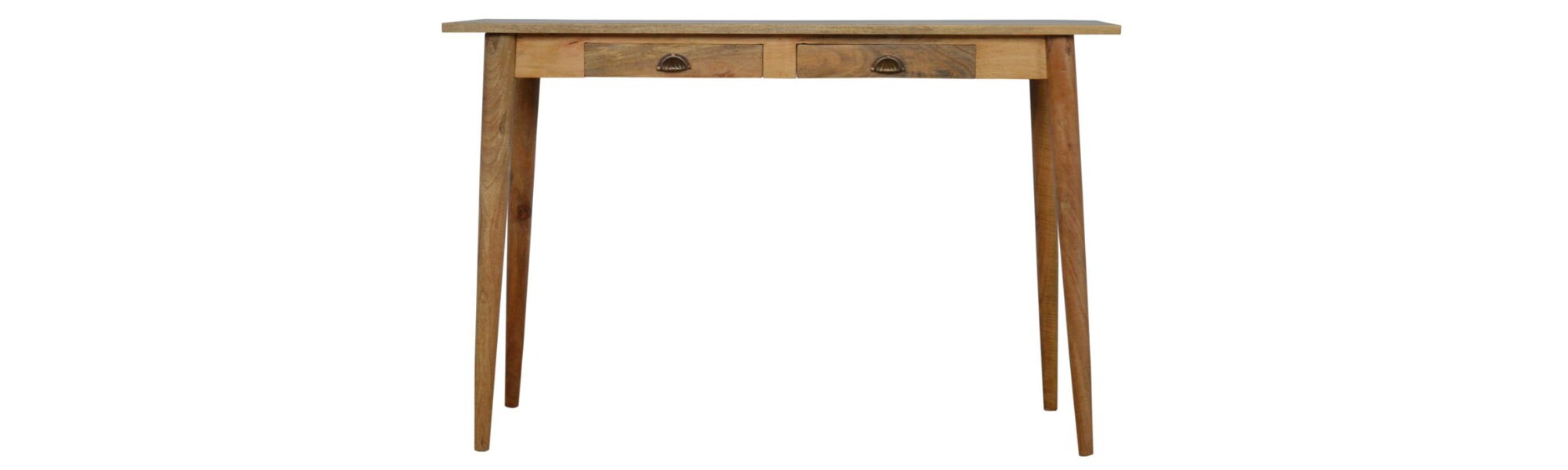 Solid Pine Desk / Desk /solid Pine Desk With 2 Drawers / 4-leg Table / Office Table / Desk ...
