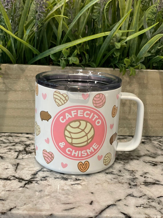 Cafecito Y Chisme Coffee Mug Conchas 16oz Campfire Etsy