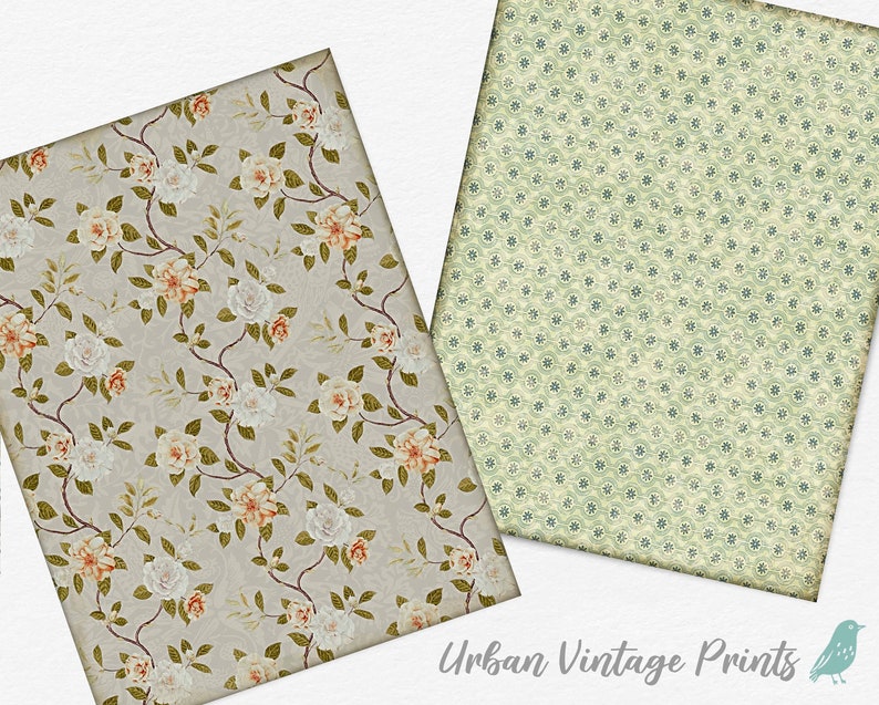 Vintage Writing Paper Pack Decorative Paper Pack Printable - Etsy