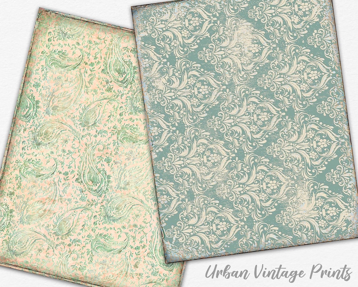 Vintage Writing Paper Pack, Decorative Paper Pack, Printable Paper Pack ...