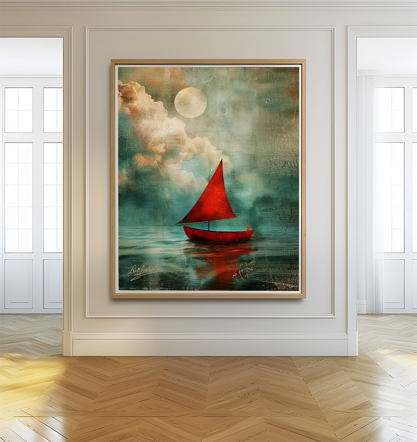 Large Art Print, Colorful Abstract Painting, Large Textured Art Gift ...