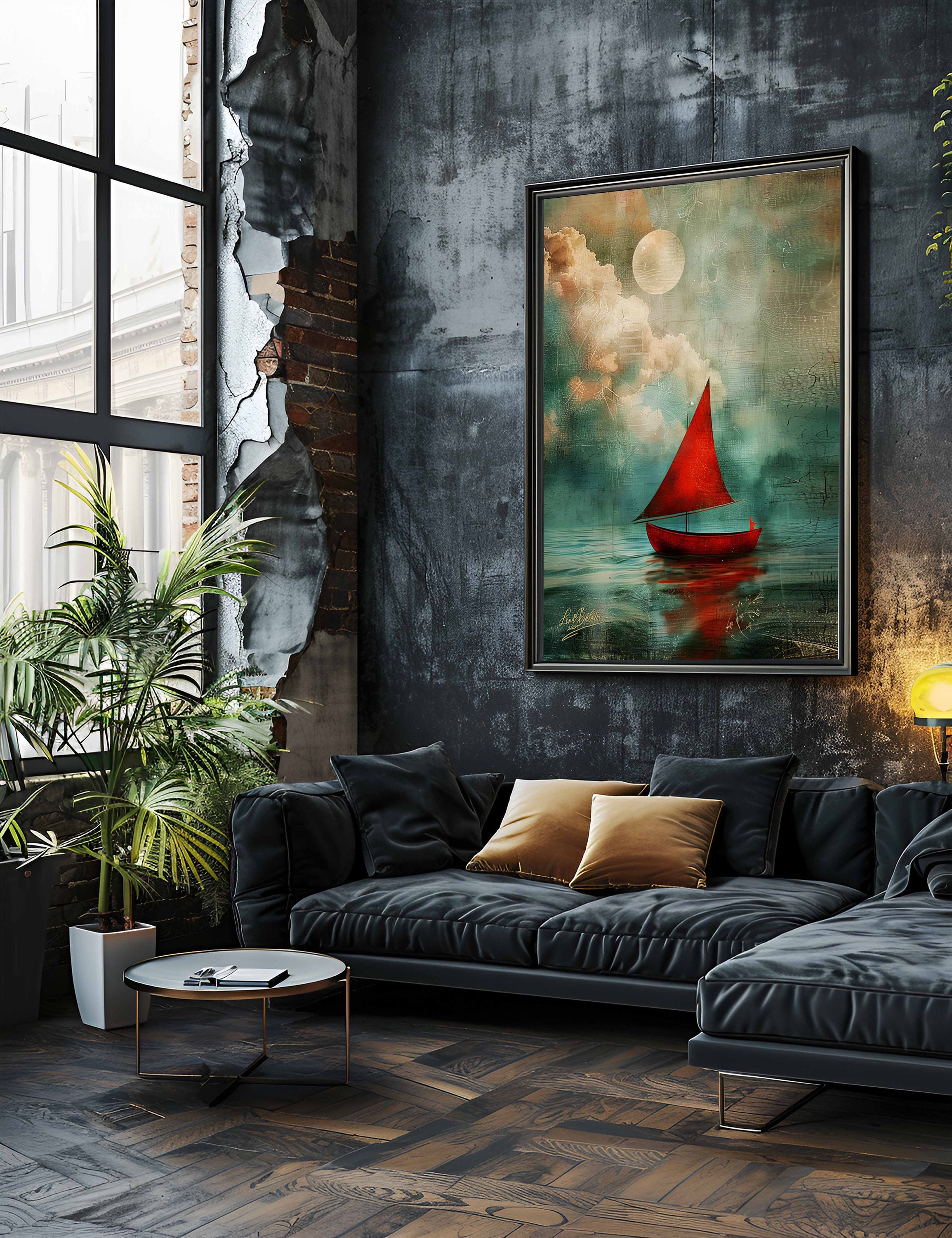 Large Art Print, Colorful Abstract Painting, Large Textured Art Gift ...