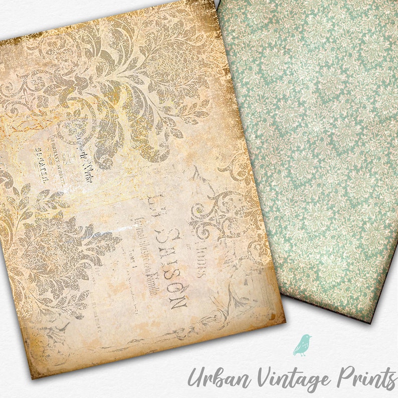 Vintage Writing Paper Pack Decorative Paper Pack Printable - Etsy
