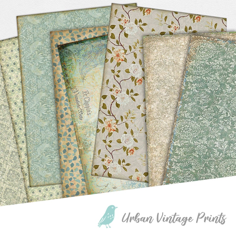 Vintage Writing Paper Pack Decorative Paper Pack Printable - Etsy
