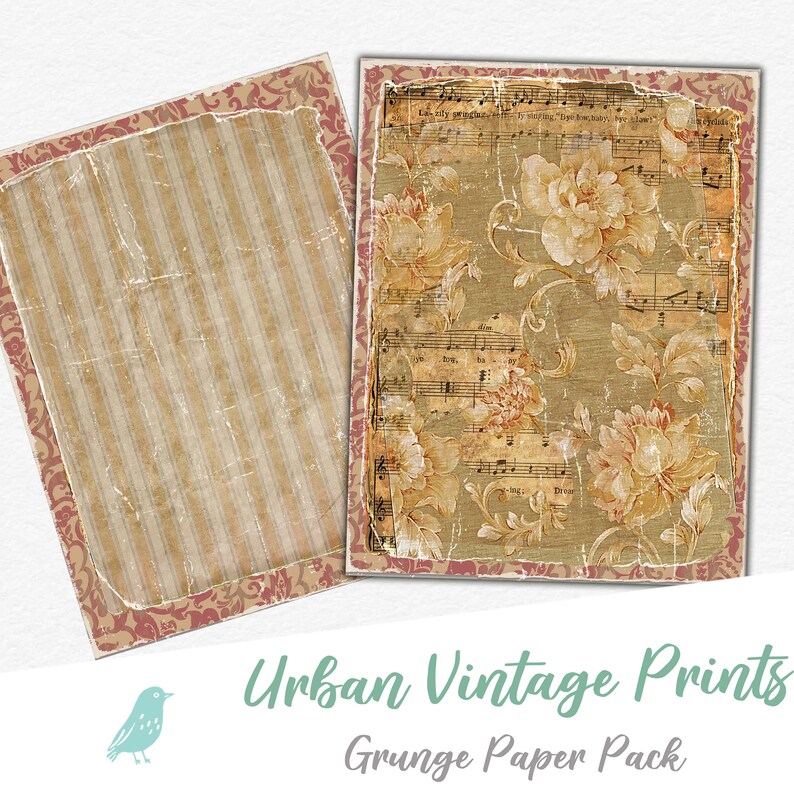 Vintage Writing Paper, Decorative Pages, Wrapping Paper, Scrapbook ...