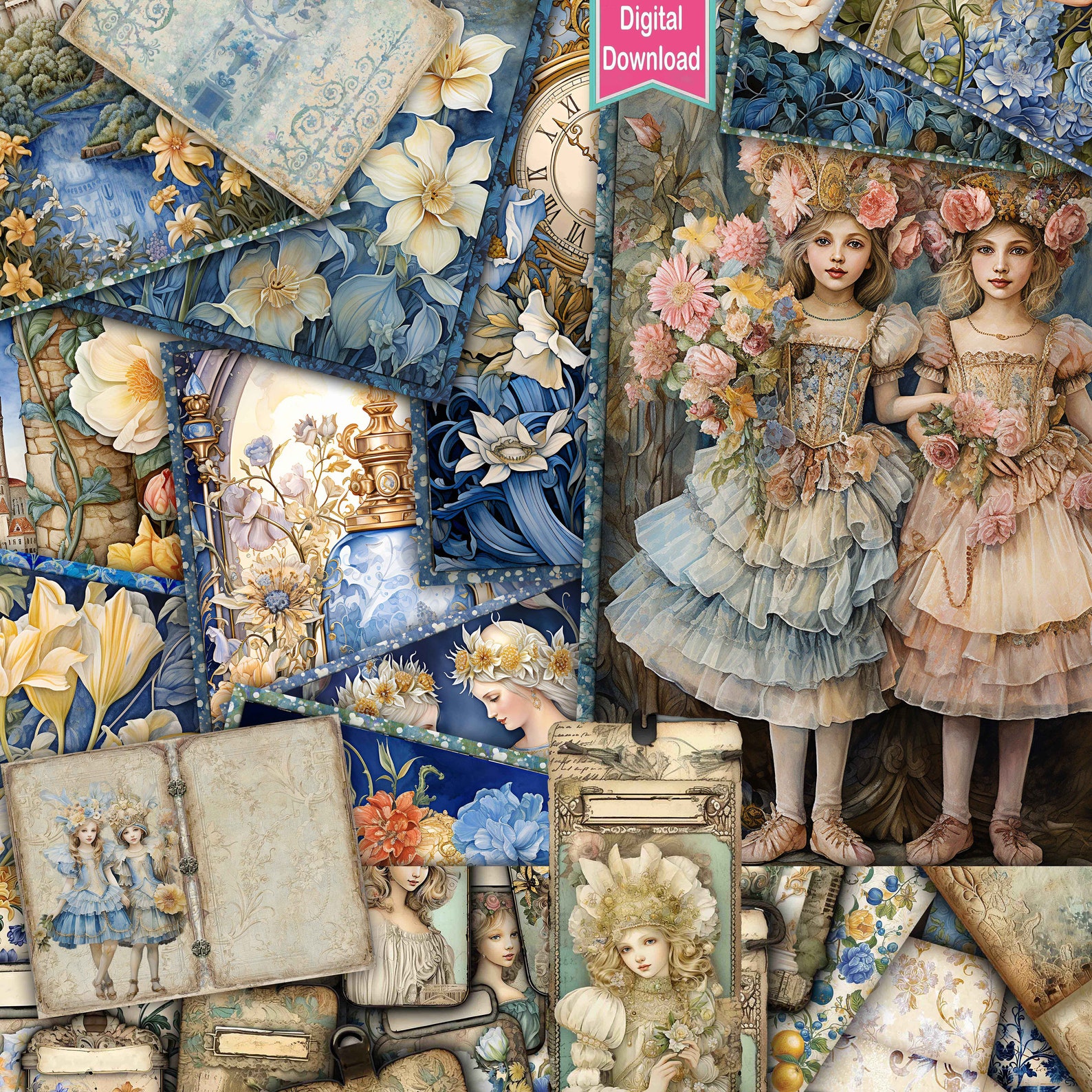 Venetian Renaissance 250 Pages Bundle, Digital,printable Download ...