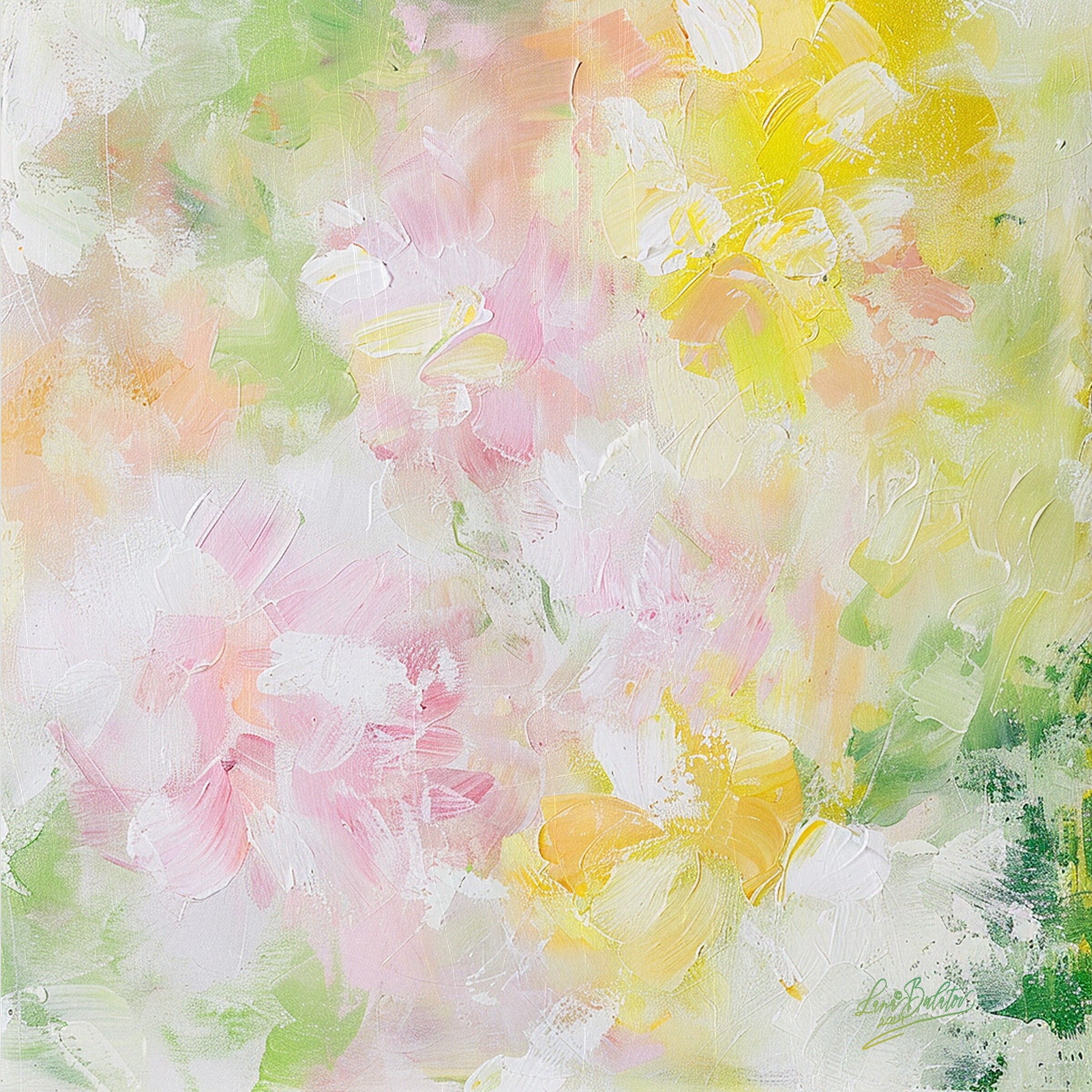 Large Art Print Vertical and Square Orientation, Wall Colorful Abstract ...