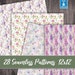 28 Spring Wildflowers Digital Seamless Paper, Floral Pages Pack,journal ...