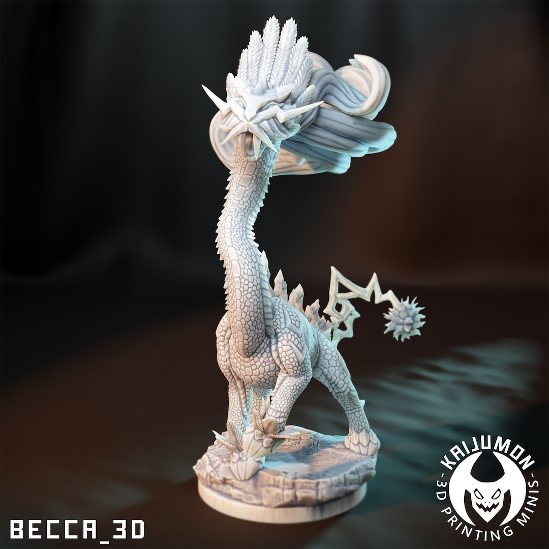 Kaijumon Thunder Lizard • Kaijumon • Dnd • 3D Resin Printed • RPG ...