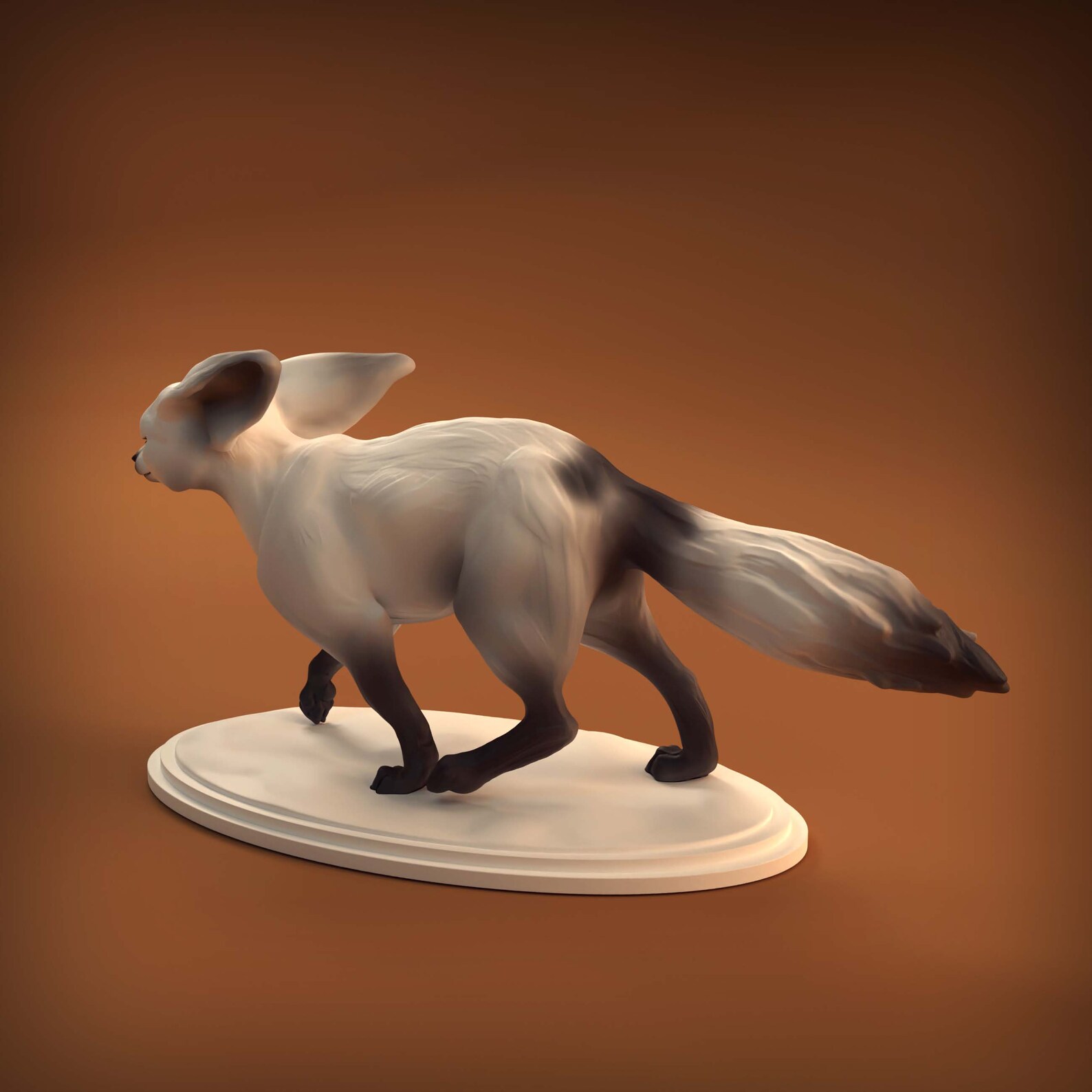 Fennec Fox Unpainted Animal Den Miniatures Dnd 3D Resin Printed RPG ...