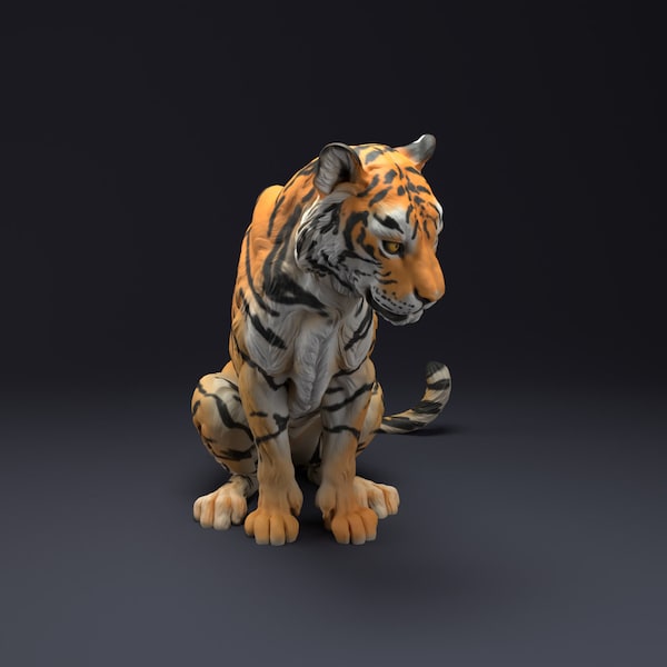 Dnd Miniatures Tiger - Etsy