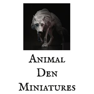 Lioness Unpainted Animal Den Miniatures Dnd 3D Resin Printed RPG ...