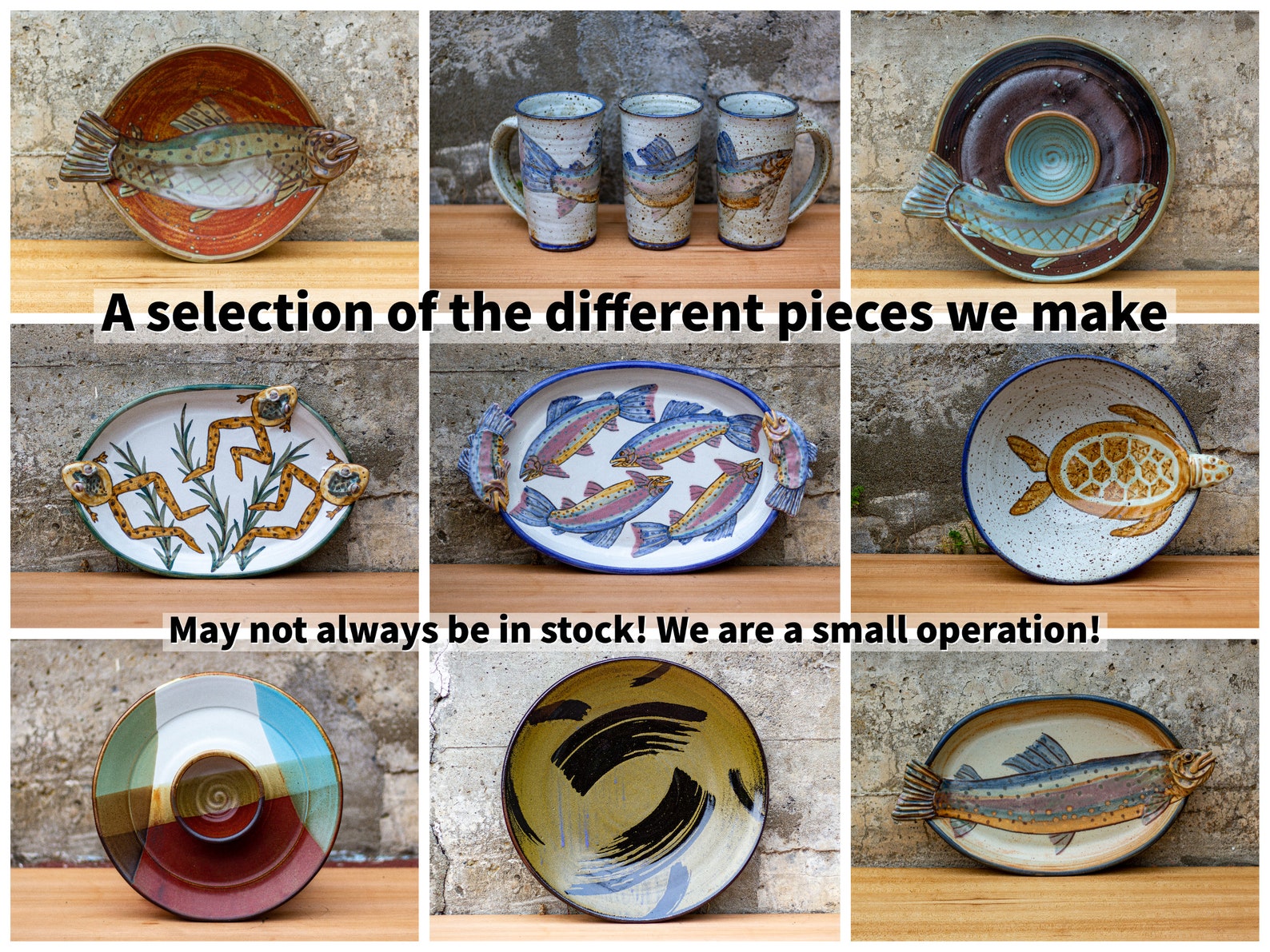 Handmade Ceramic Bowl With Sculpted Fish Head 9in Diameter Soup Bowl ...