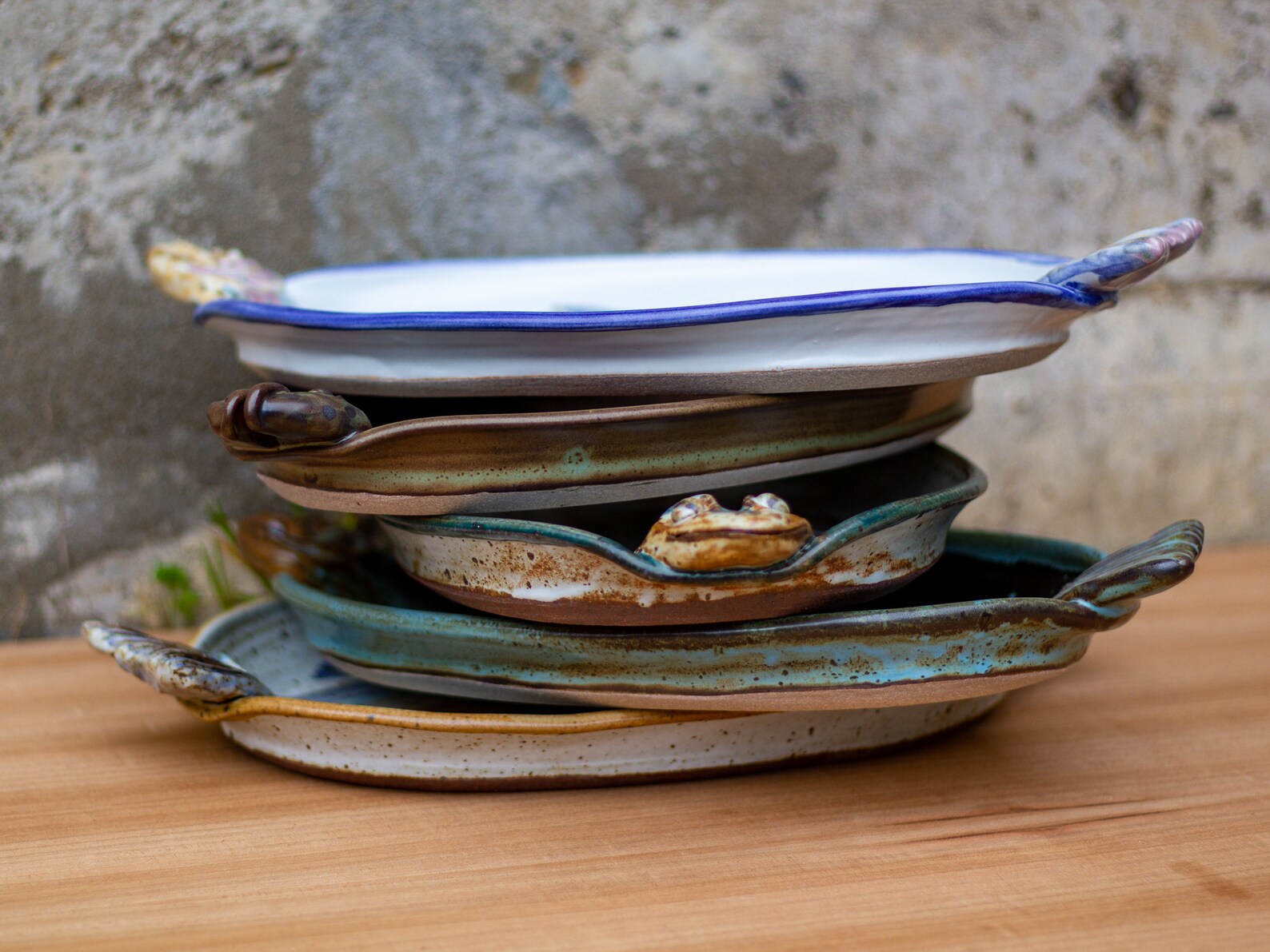 Handmade Oval Fish Platter With Hand-sculpted Fish Head and Tail 15l - Etsy
