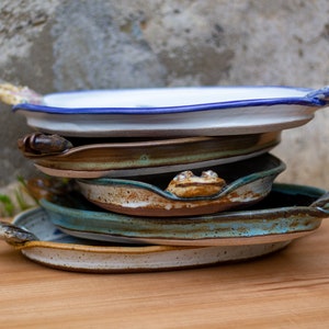 Handmade Oval Fish Platter With Hand-sculpted Fish Head and Tail 15l - Etsy
