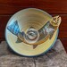 Handmade Ceramic Bowl With Sculpted Fish Head 9in Diameter Soup Bowl ...