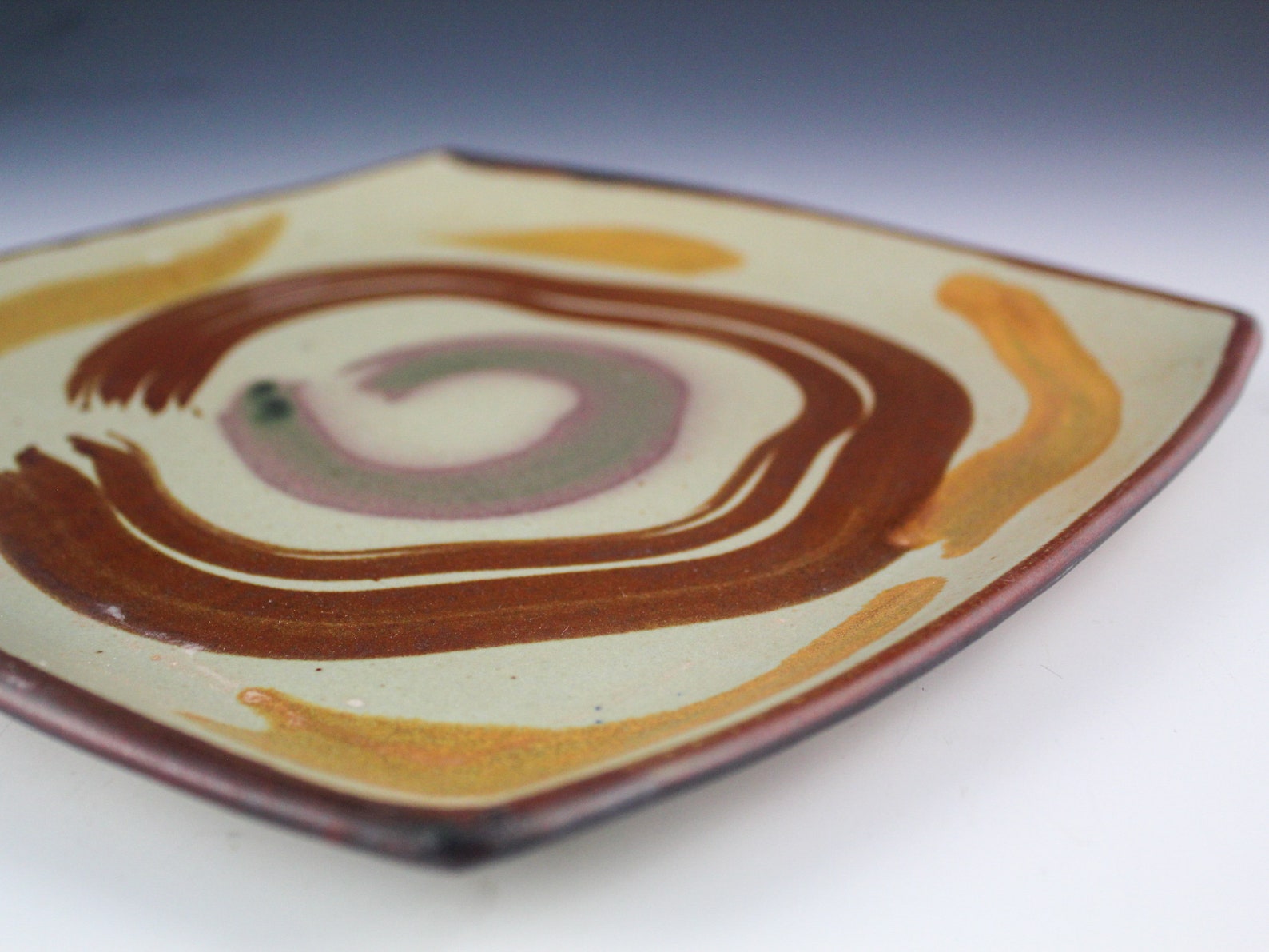 Handmade Square Ceramic Platter - 10.5" X 10.5" - Etsy
