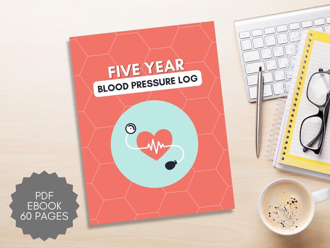 Blood Pressure Log, Blood Pressure Notebook, BP Log, Medical Journal ...