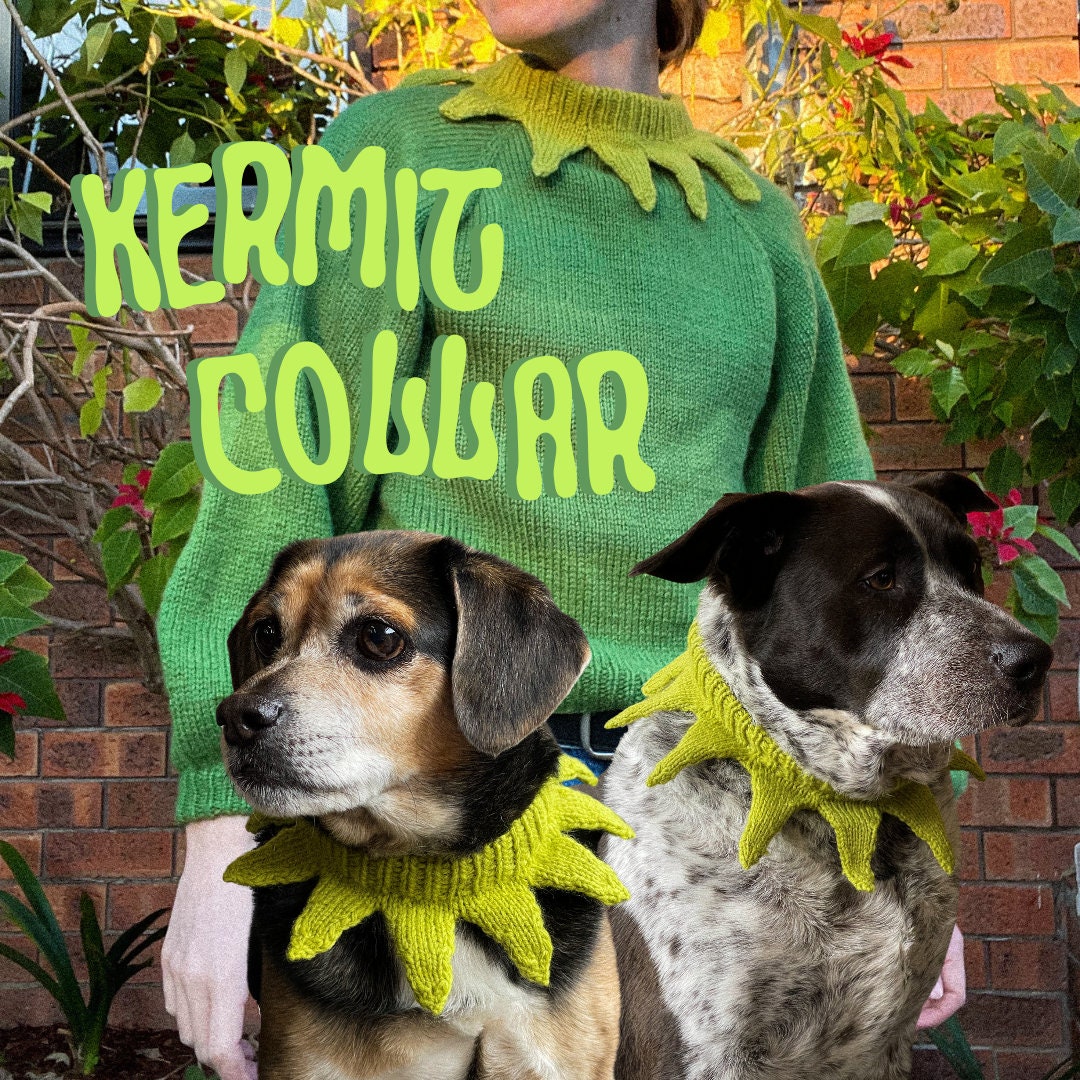 Kermit Collar Knitting Pattern - Etsy