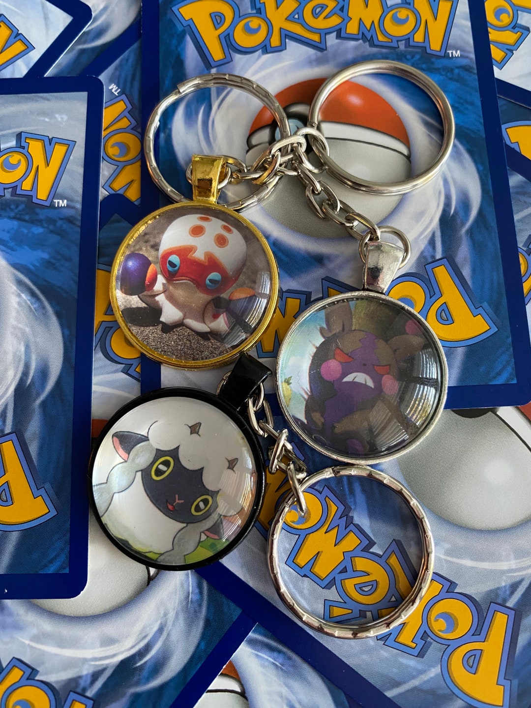 Pokemon TCG Galar Sword/shield Keyring/keychain - Etsy