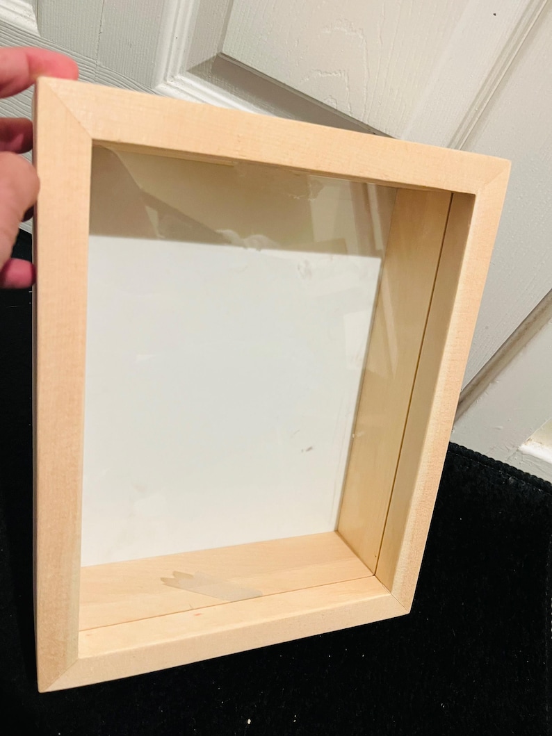 Custom Shadow Box Frame | Personalized Shadow Box Any Size | Handmade ...
