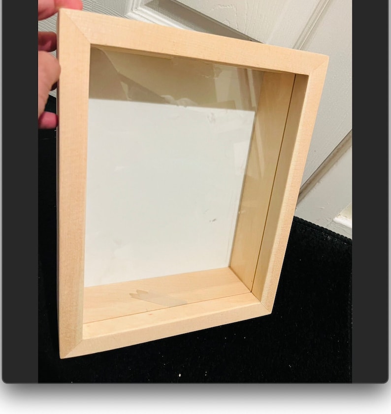 Unfinished Glass Wooden Money Box, Saving Wood Box, - Etsy