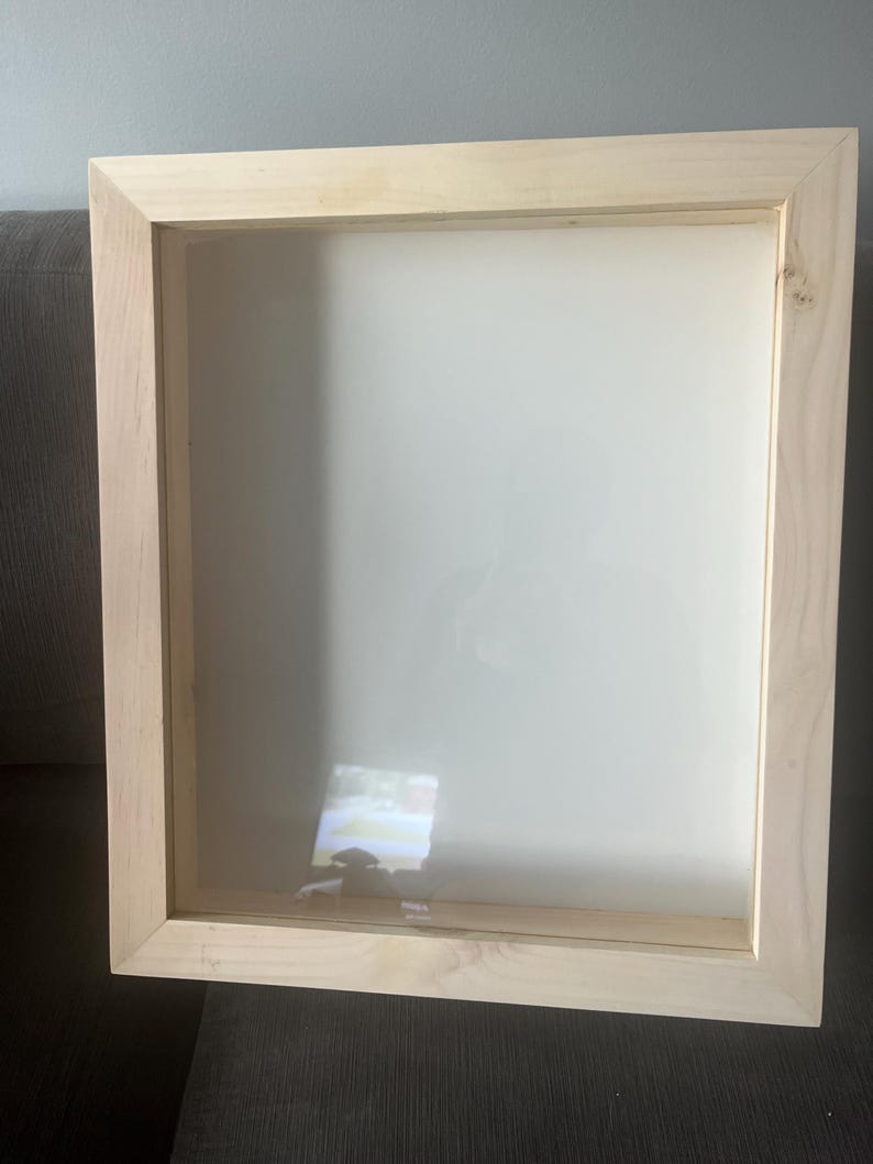 Custom Shadow Box Frame | Personalized Shadow Box Any Size | Handmade ...
