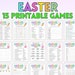 Easter Party Games Bundle, Family Easter Games, Printable Easter Party ...