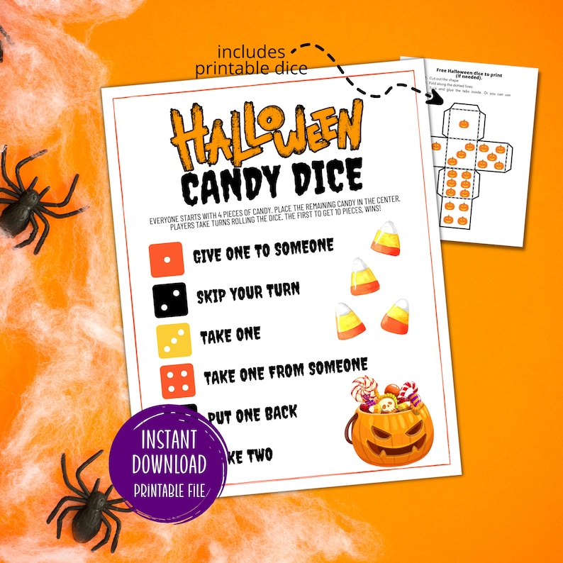 Halloween Candy Dice Game | Games for Kids | Kids Games | Fun Activity ...