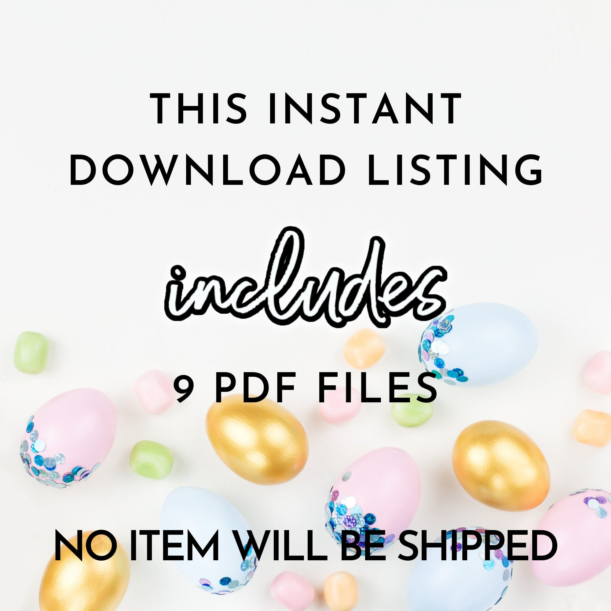 Easter Games Printables Bundle Games for Kids and Adults Family Teens ...