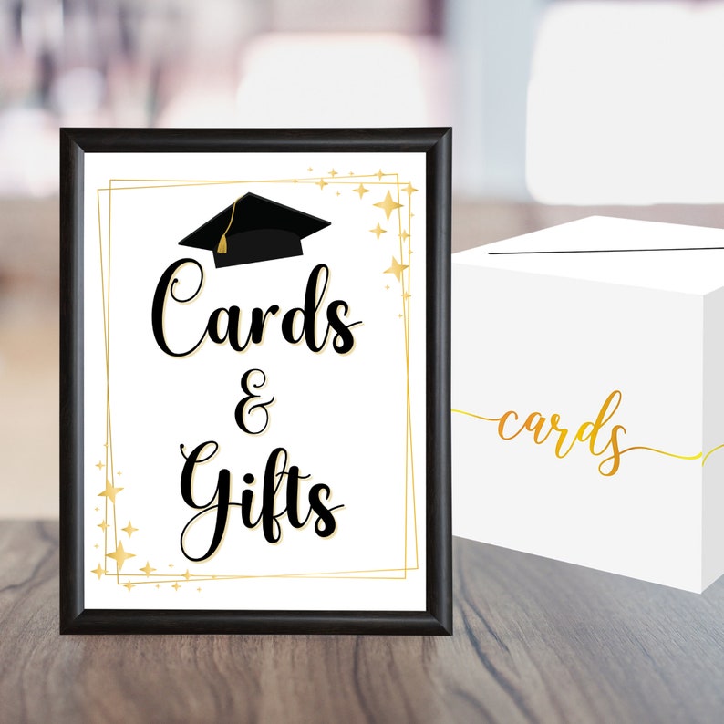 Graduation Party Signs Table Signs Printable Grad Signs for Table ...