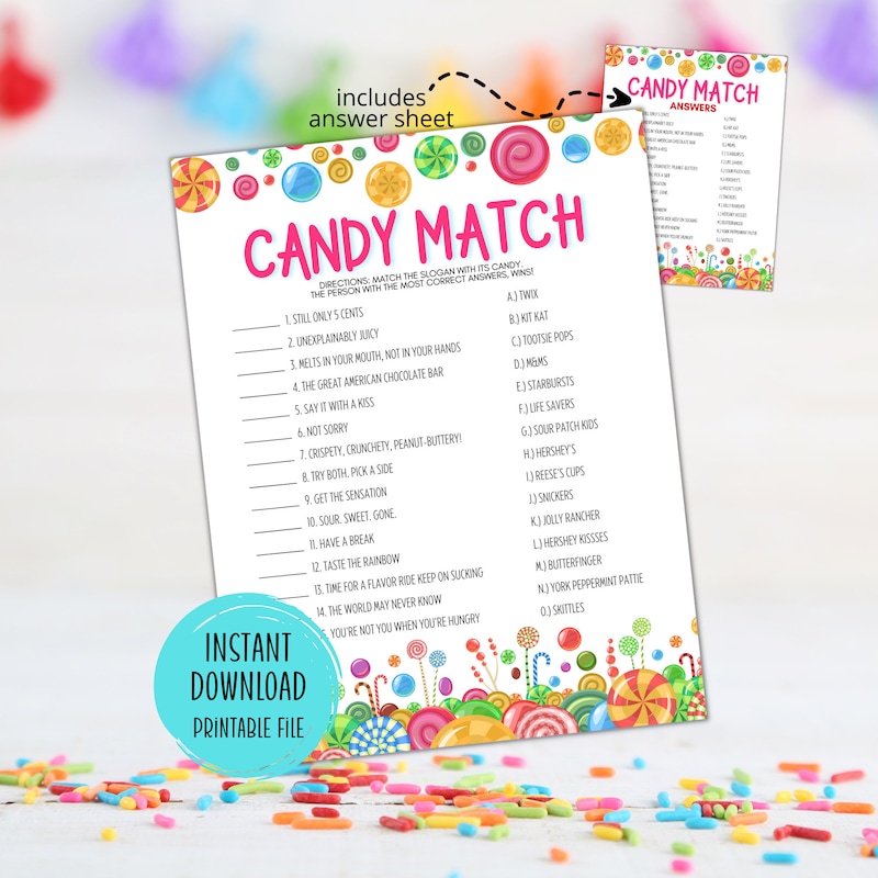 Candy Poster Day - Etsy