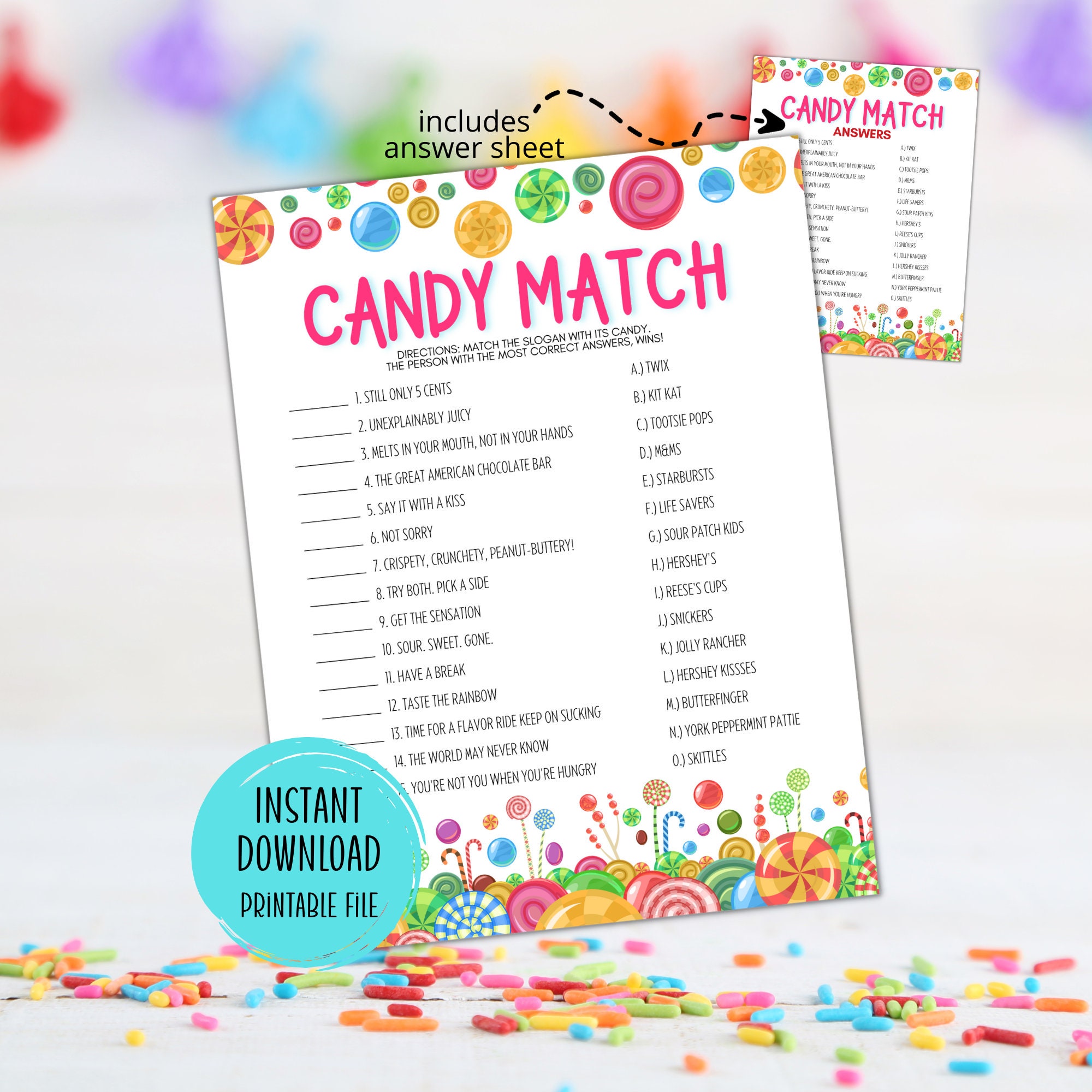 Candyland Party Games