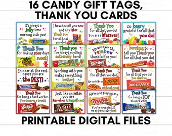 Thank You Gift Tags Teacher Staff Employee Nurse Volunteer - Etsy