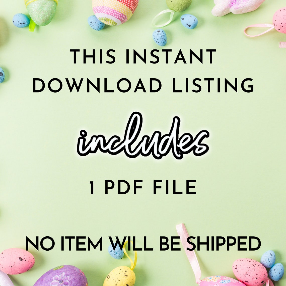 Easter Think Fast Game, Easter Party Game, Easter Printable Game ...