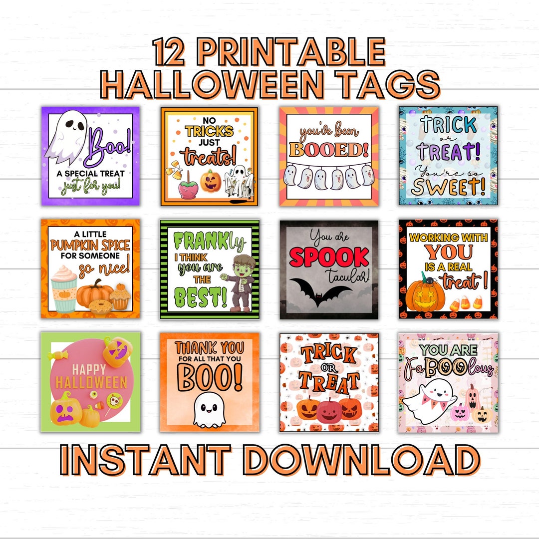 Halloween Appreciation Tags Teacher Appreciation Employee Appreciation ...