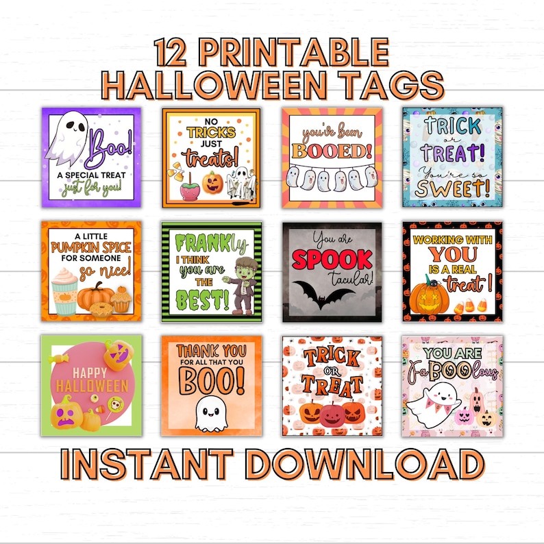 Halloween Appreciation Tags Teacher Appreciation Employee Appreciation ...