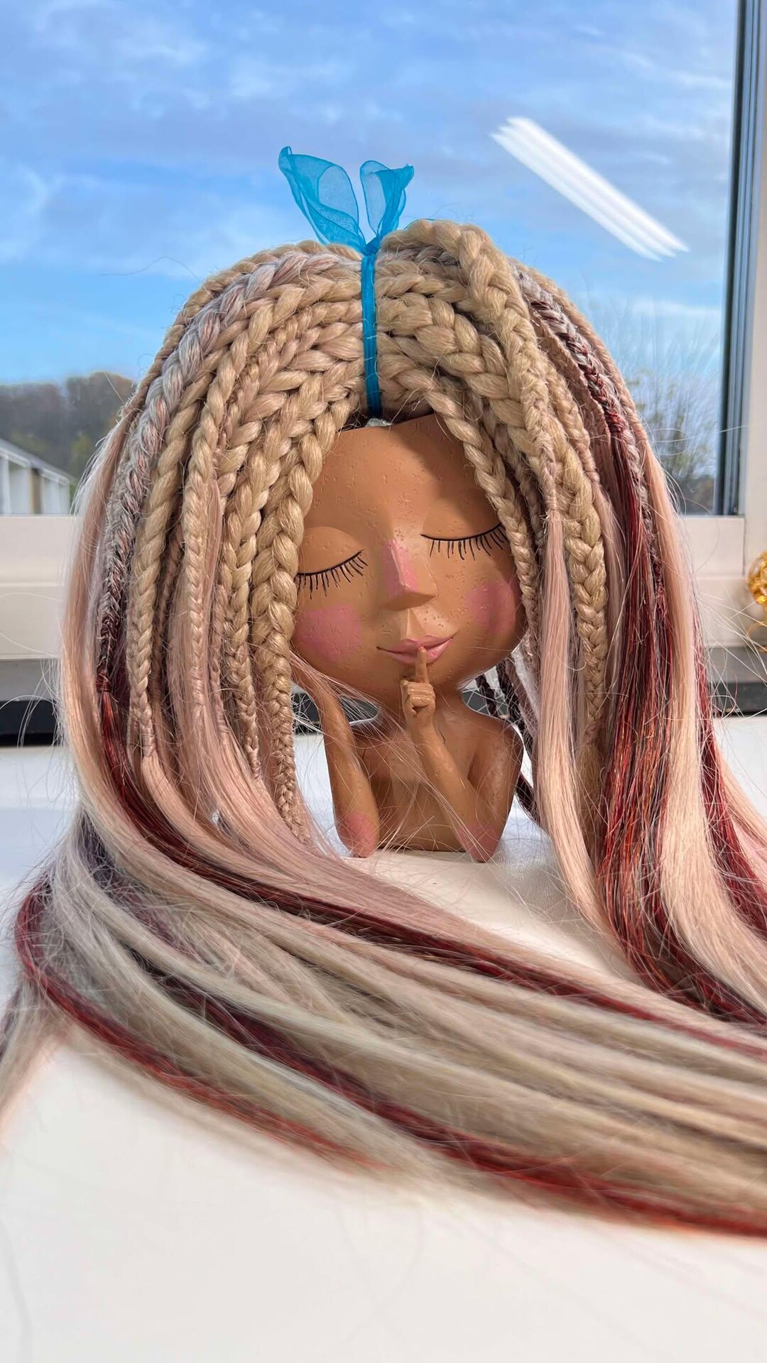 Push-up Braids With Loose Ends | Lightweight Synthetic Braided ...