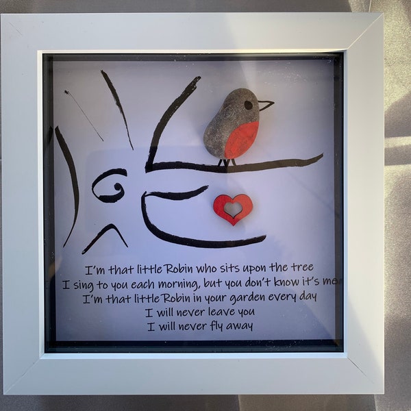 Robin Pebble Art - Etsy UK