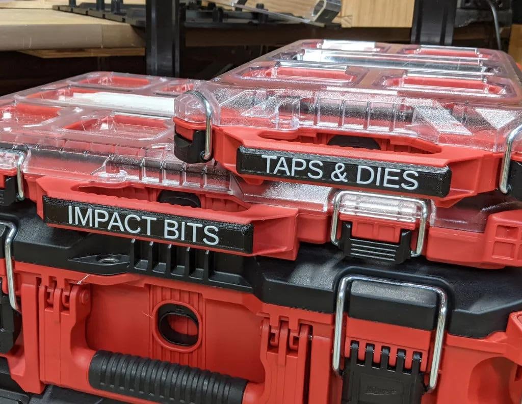 Labels for Milwaukee Packout Low-profile Organizers - Etsy
