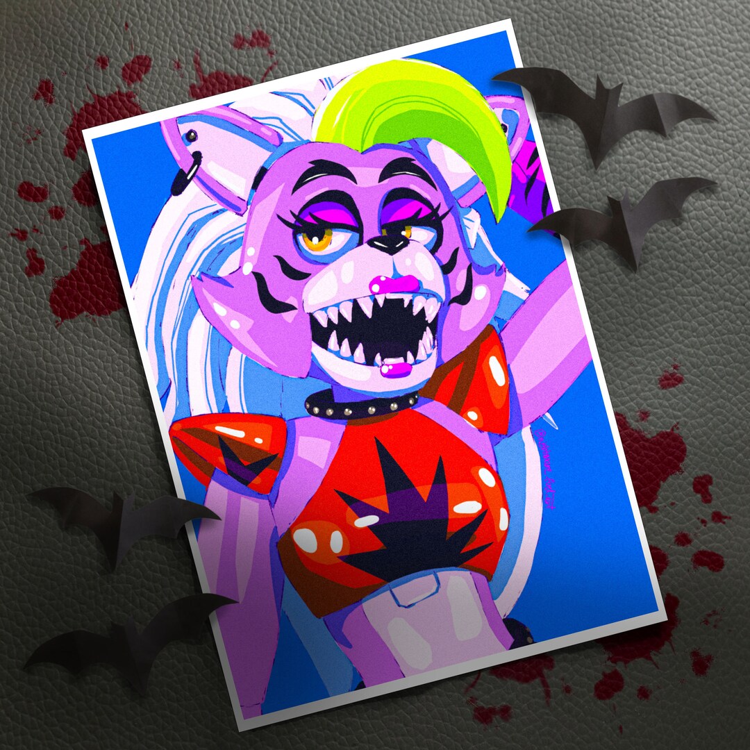 Glamrock Roxy FNAF inspiriert A5 Print - Etsy.de