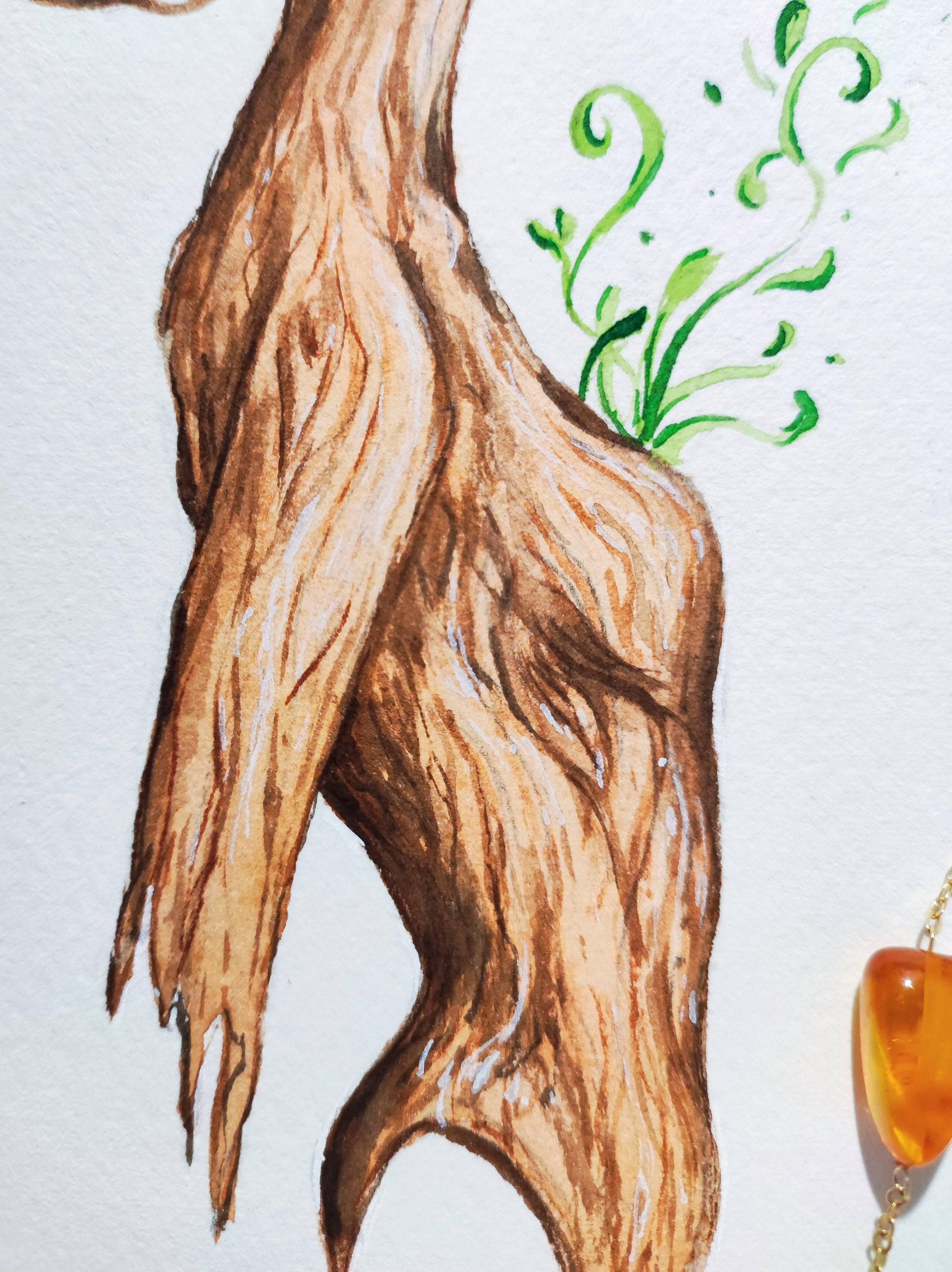 Sprout Watercolor Painting - Etsy