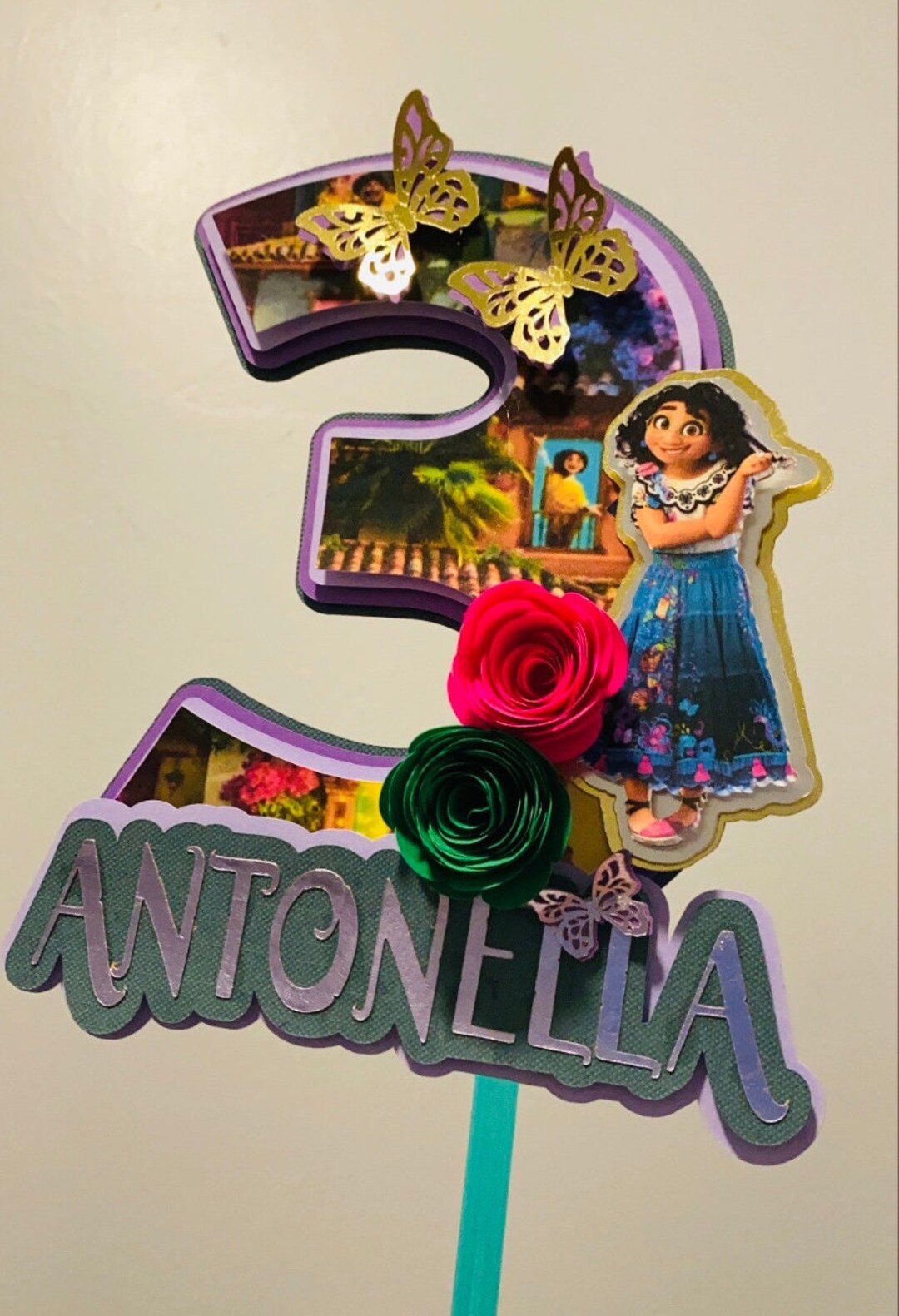 Mirabel Cake Topper, Encanto Movie Cake Topper, Cake Topper, Birthday ...