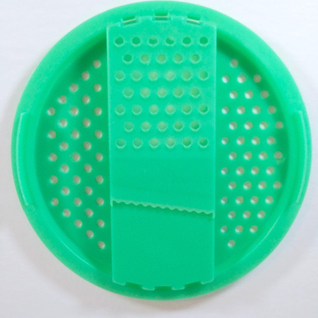 Vintage Tupperware Round Green Grater/slicer Kitchen Tool Food Prep - Etsy