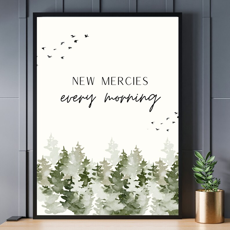 New Mercies Every Morning Scripture DIGITAL Download - Etsy