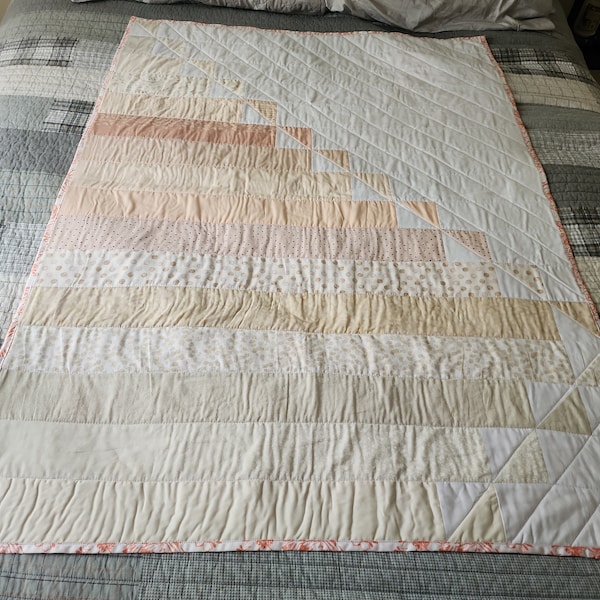 Neutral Baby Quilt - Etsy