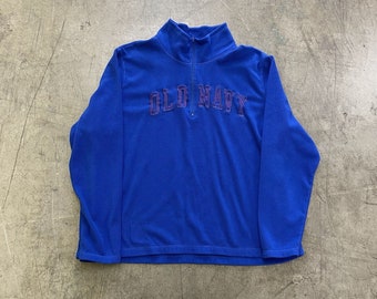 Royal Blue Fleece Jacket - Etsy UK